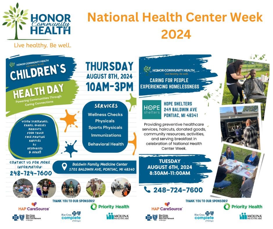 National Health Center Week 2024 - Honor Community Health